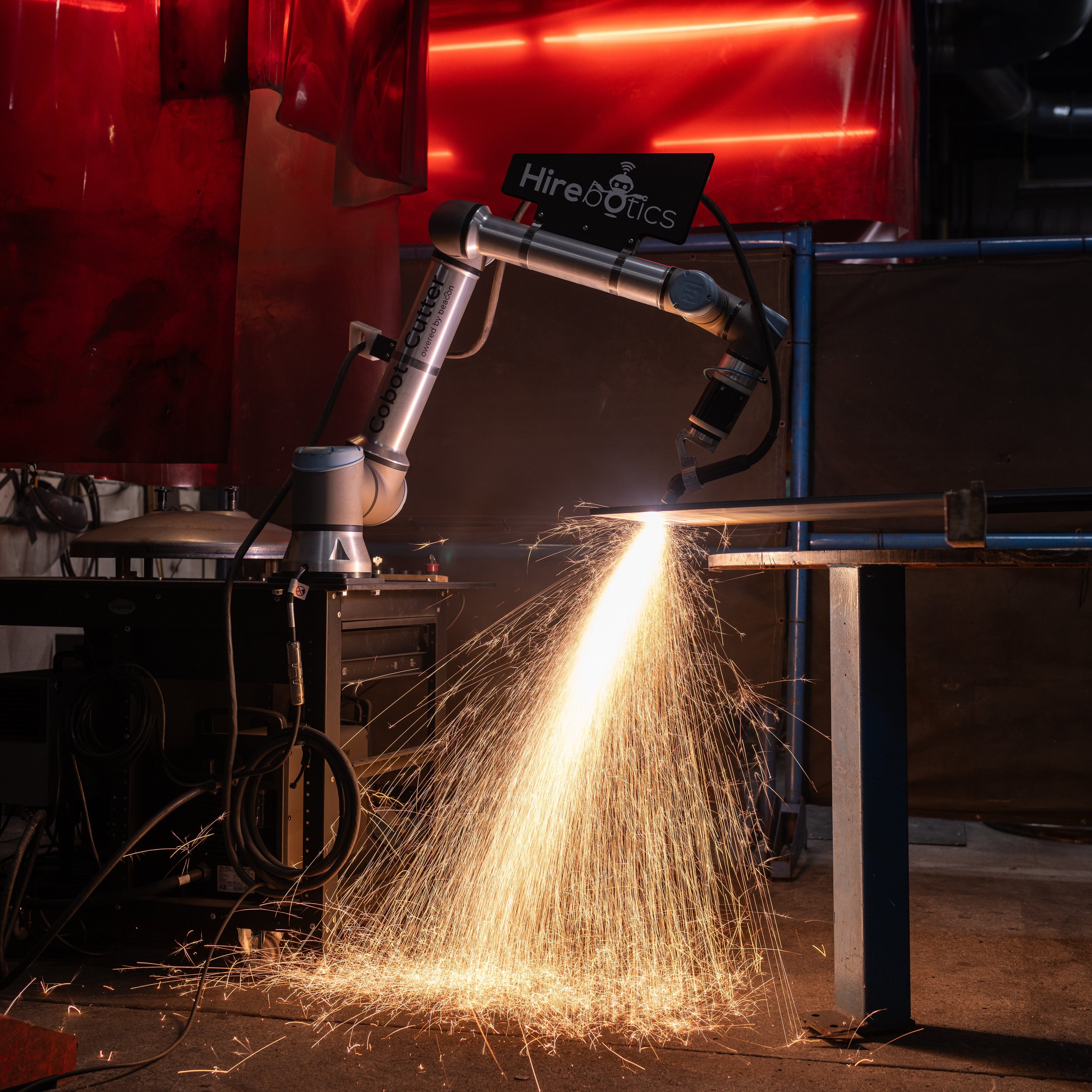 Cobot Cutter Powered by Beacon | Robotic Plasma Cutting Cobot Cutter Powered by Beacon | Robotic Plasma Cutting